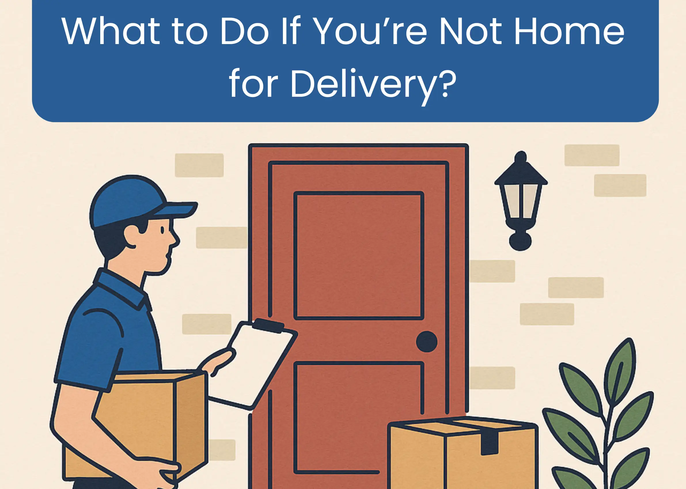 What to Do If You’re Not Home for Delivery?